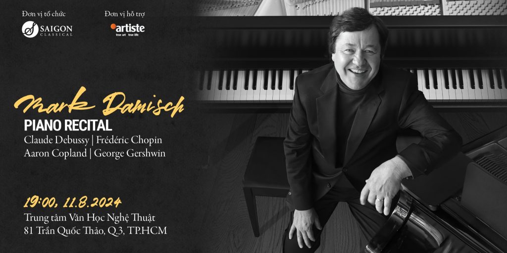 Nghệ sĩ dương cầm Mỹ Mark Damisch sẽ diểu diễn Tại TP. Hồ Chí Minh ...